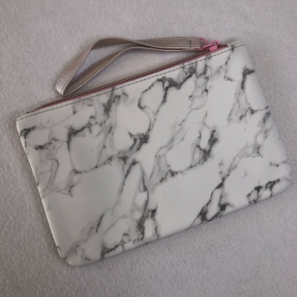 ipsy | Bags | Ipsy Pink Marble Cosmetics Bag 4 Mystery Samples | Poshmark